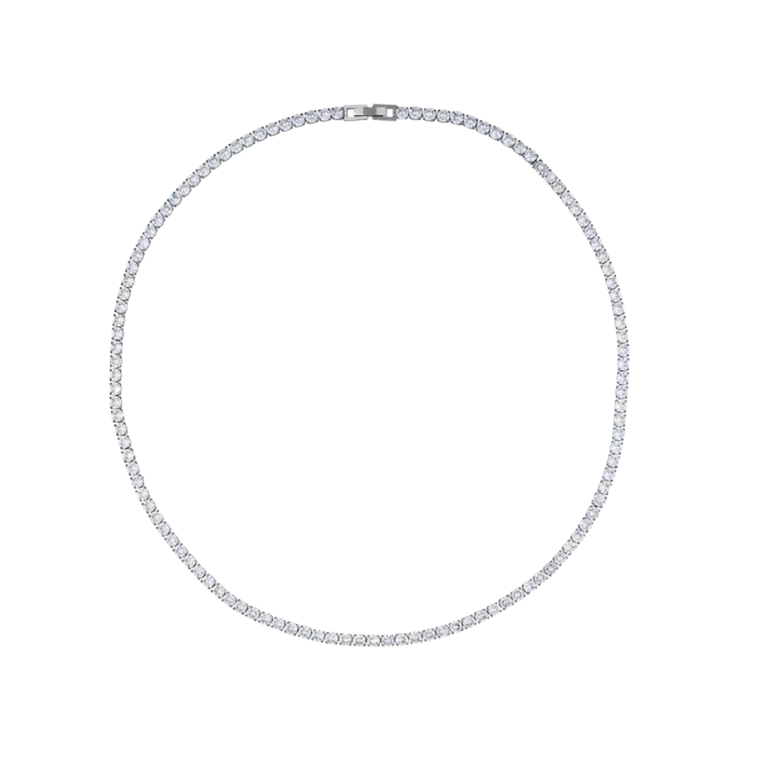 \再入荷/Full zirconia tennis chain necklace – Ninety-nine